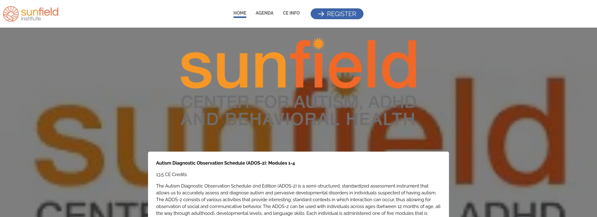 Autism Diagnostic Observation Schedule (ADOS-2)